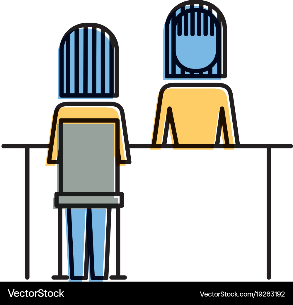 Business people meeting interview professional Vector Image