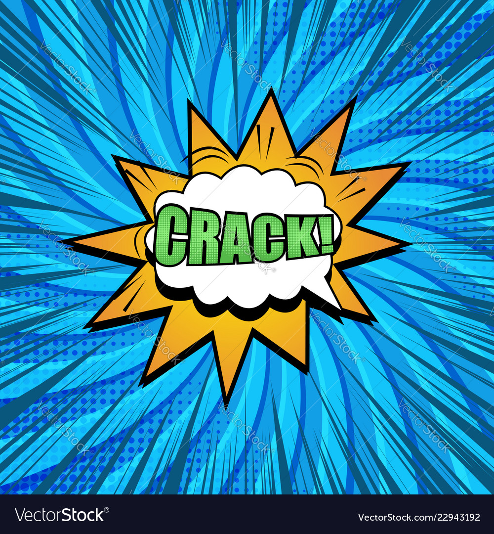 Comic bright elegant explosive concept Royalty Free Vector