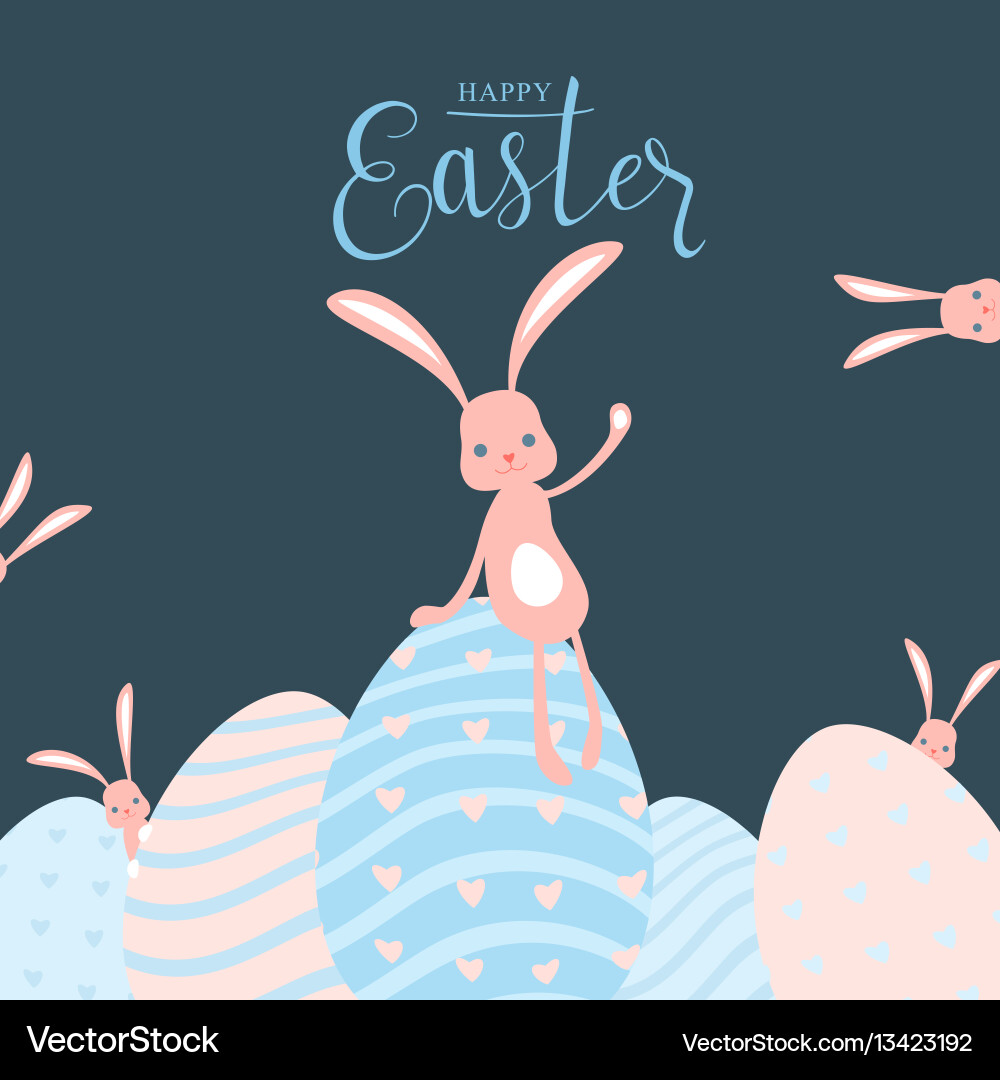 Cute pastel color happy Royalty Free Vector Image