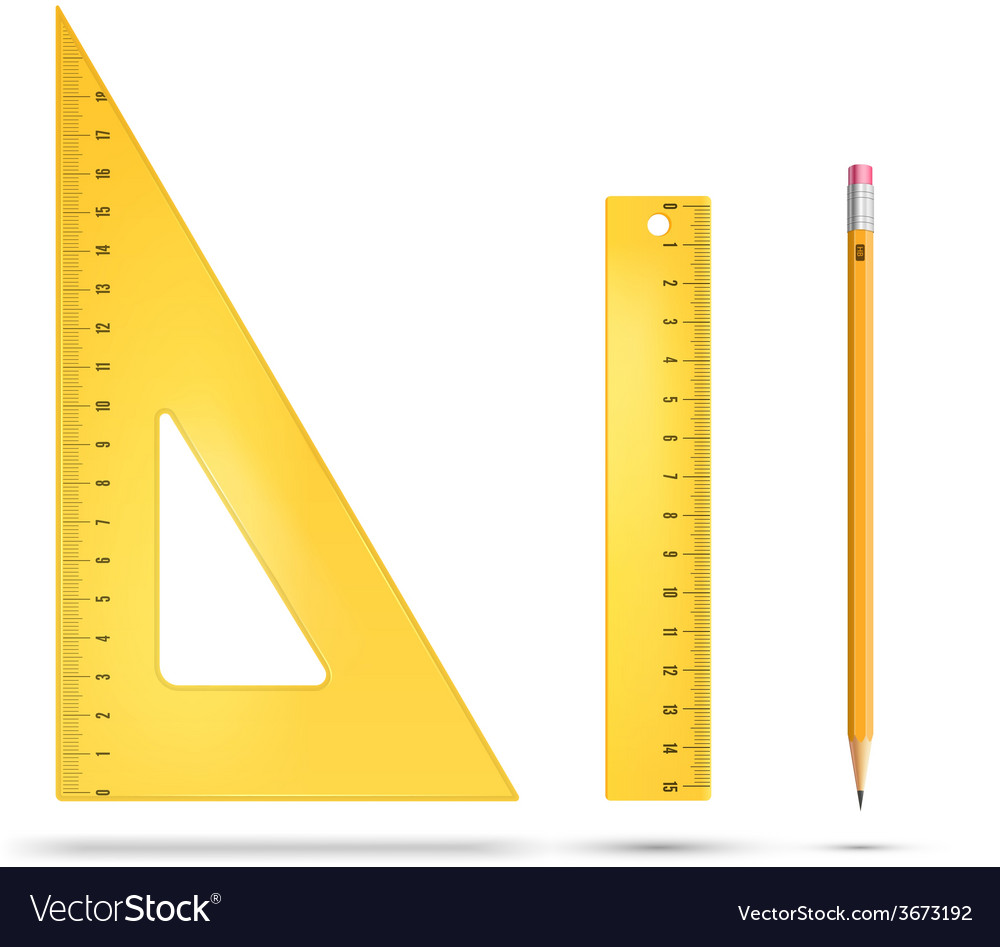 Ruler instruments Royalty Free Vector Image - VectorStock