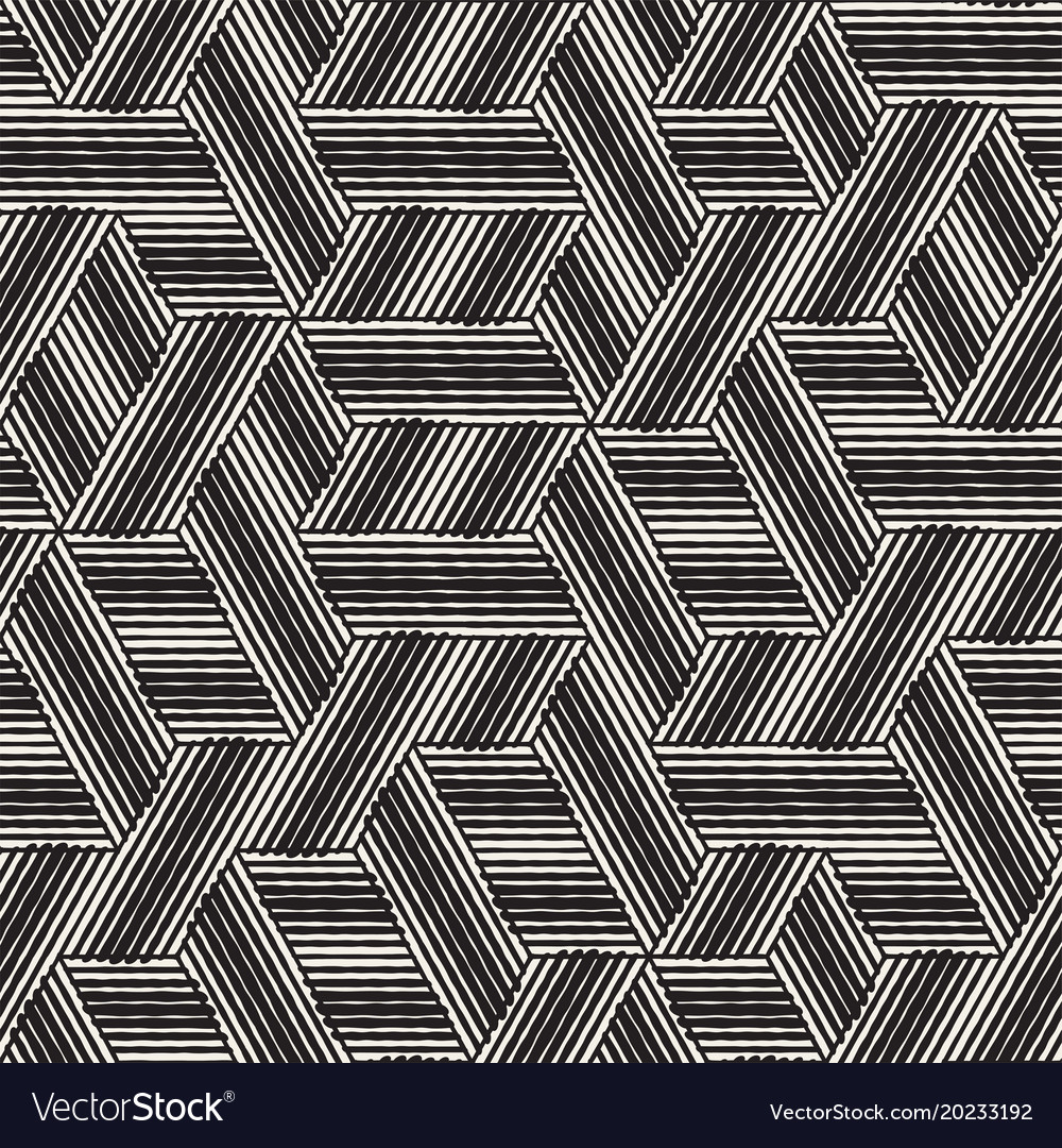Seamless abstract hand drawn pattern Royalty Free Vector