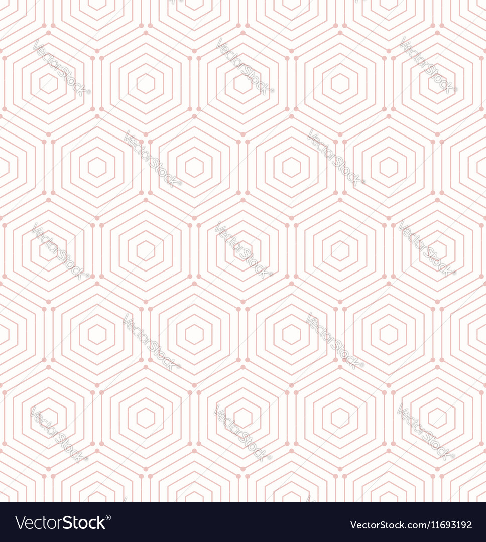 Seamless abstract pattern with hexagons Royalty Free Vector