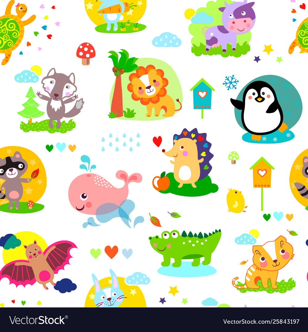Animalpattern Royalty Free Vector Image - VectorStock