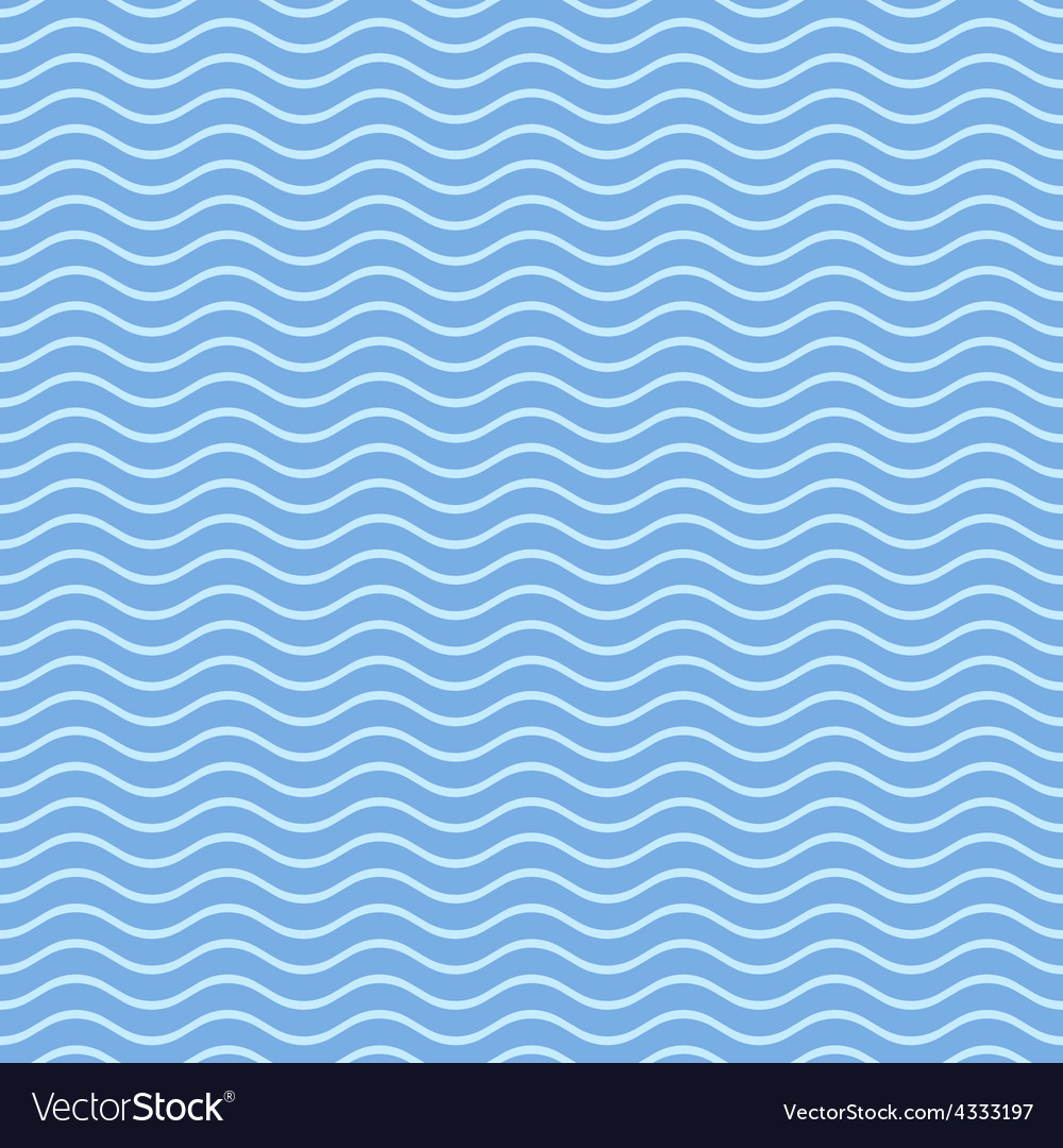 Seamless wavy line pattern Royalty Free Vector Image