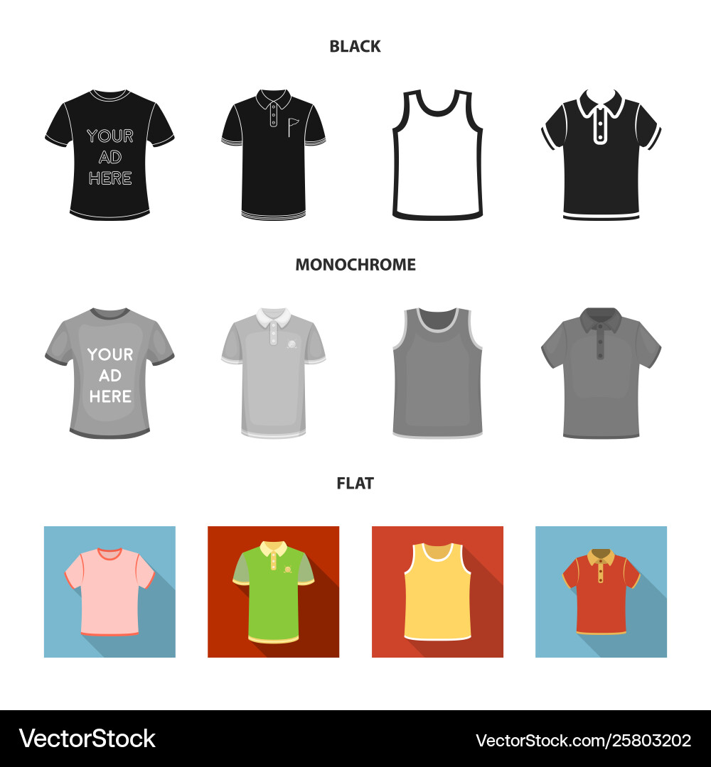 Design clothes and wear symbol Royalty Free Vector Image