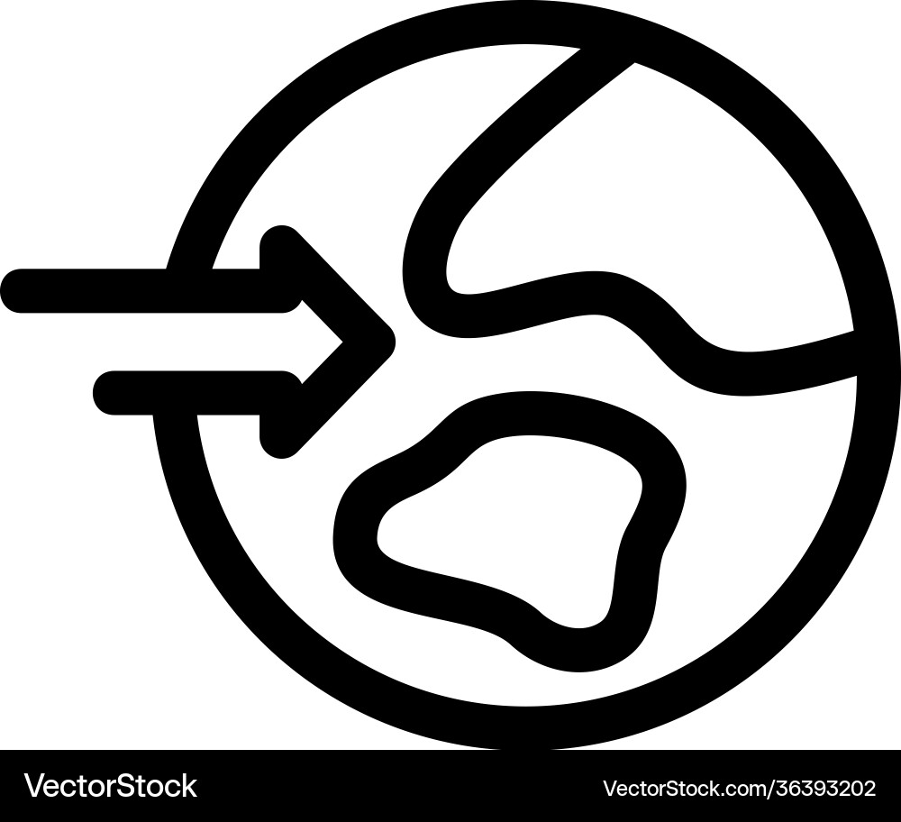 Logistics icon or logo isolated sign symbol Vector Image