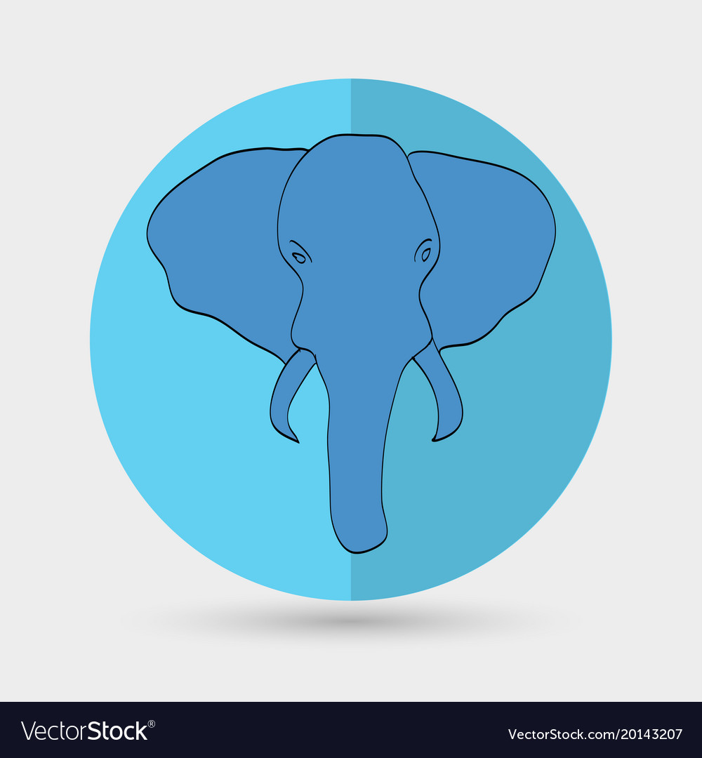 Elephant icon Royalty Free Vector Image - VectorStock