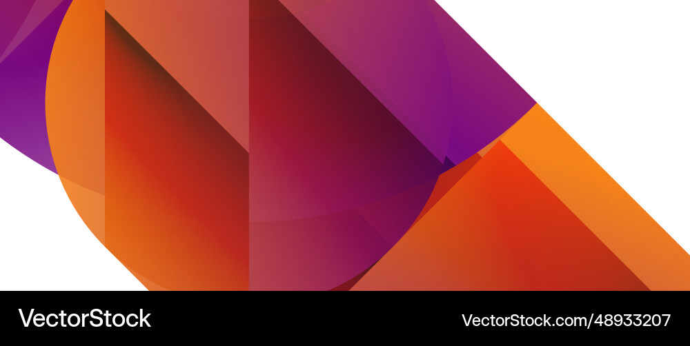Geometric fusion - abstract harmony of triangles Vector Image