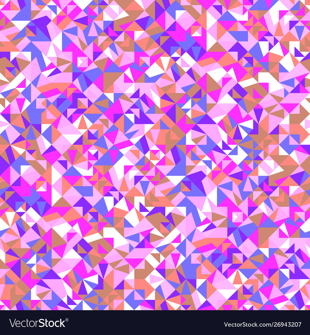 Geometrical colorful random triangle pattern Vector Image