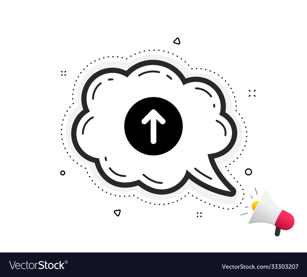 Swipe up button icon scrolling arrow sign Vector Image