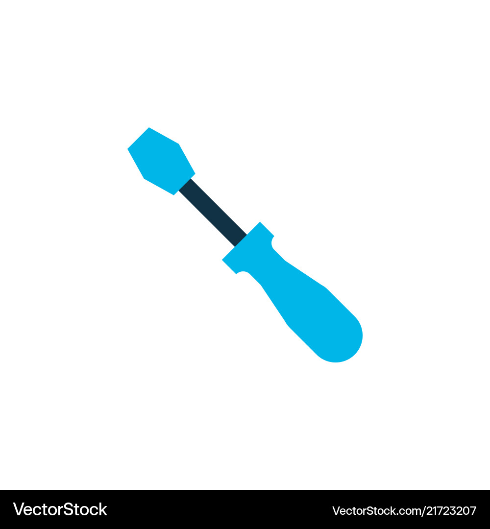 Turn-screw icon colored symbol premium quality Vector Image