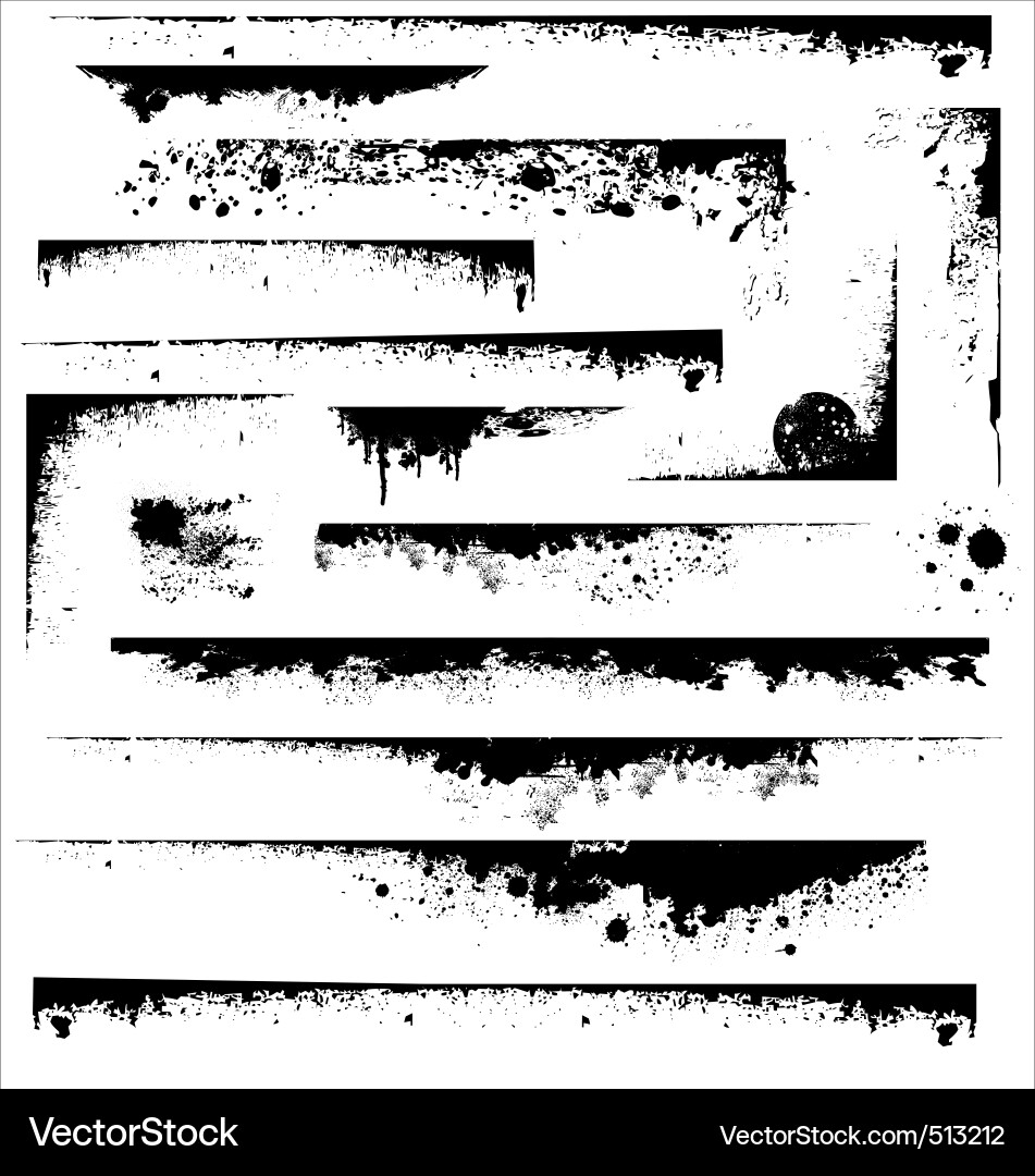 Edges of grunge Royalty Free Vector Image - VectorStock