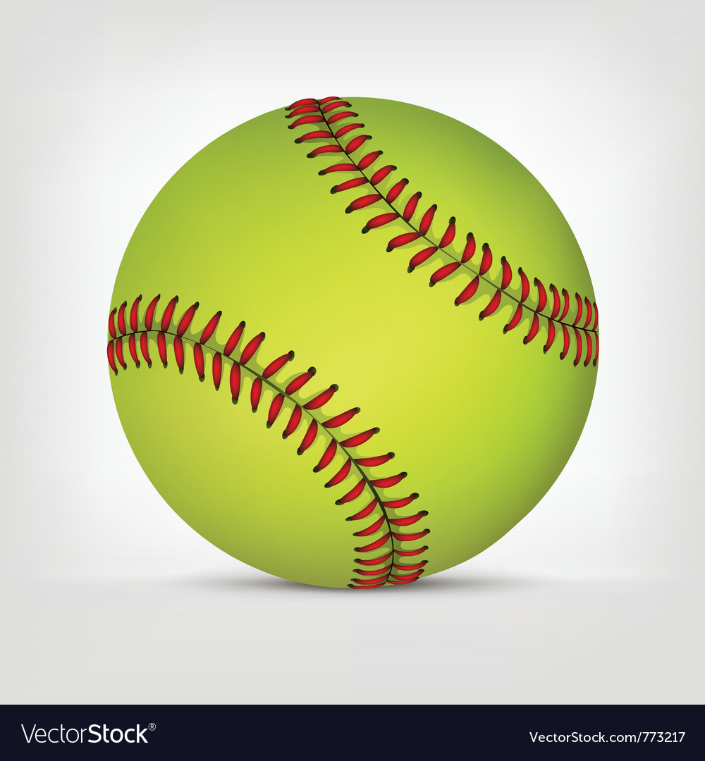 Baseball ball Royalty Free Vector Image - VectorStock