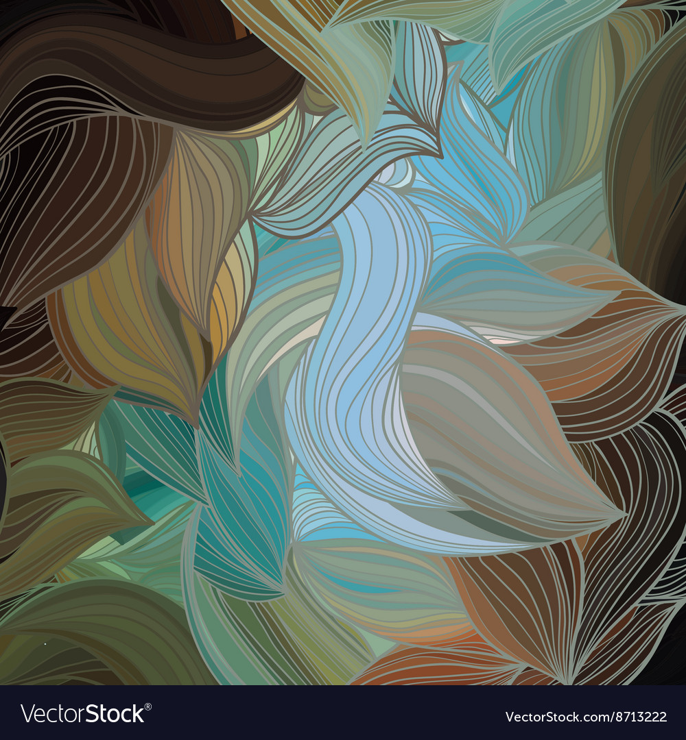 Abstract hand-drawn wave pattern Royalty Free Vector Image Abstract hand-drawn wave pattern Royalty Free Vector Image