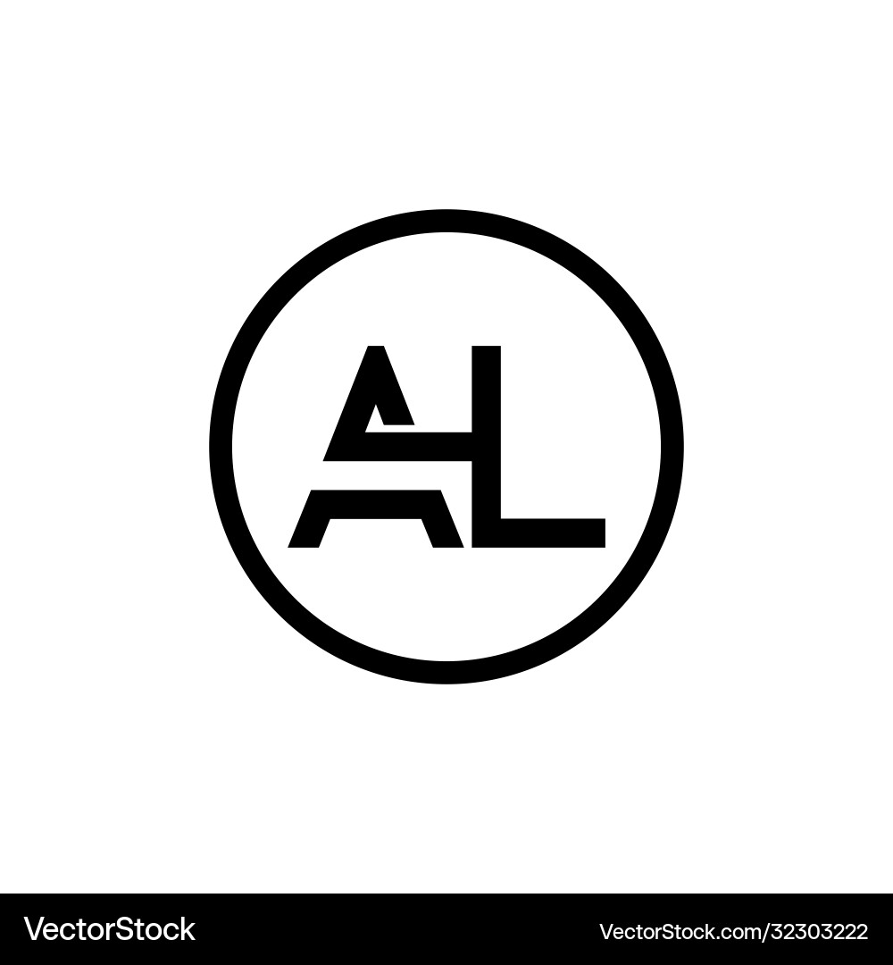 Al logo design business typography template Vector Image