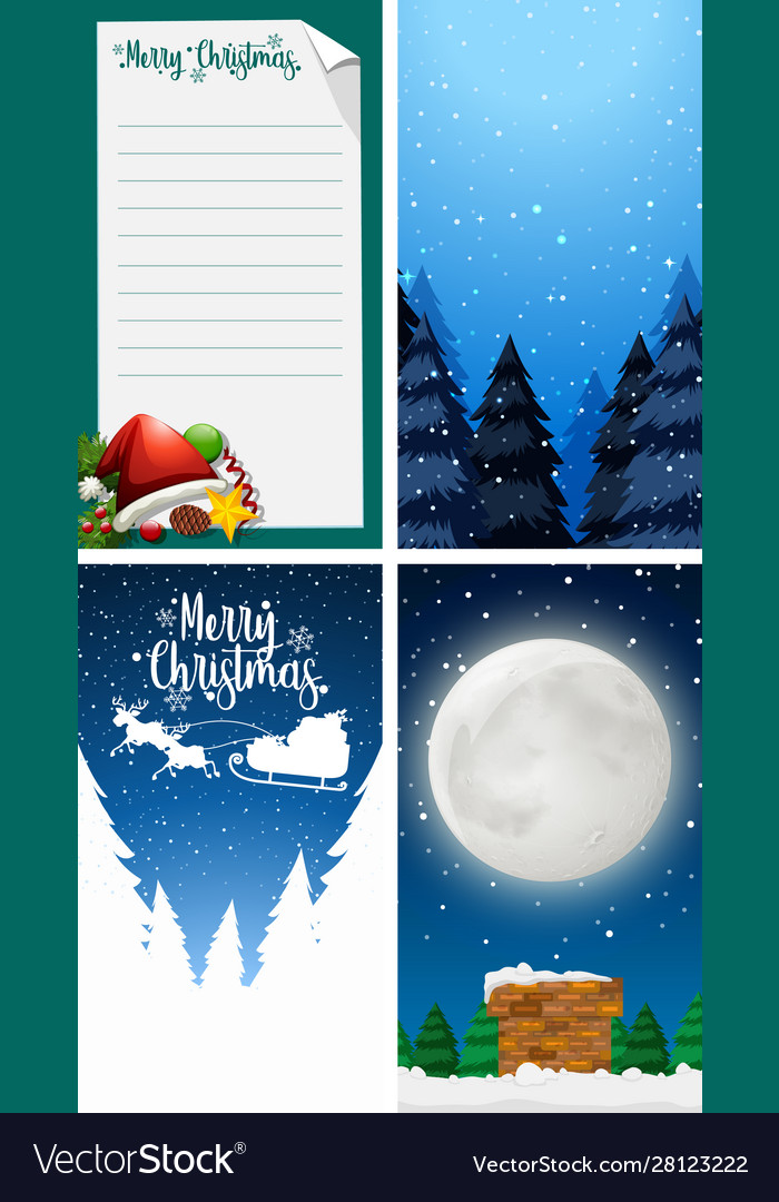 Background templates with christmas theme Vector Image