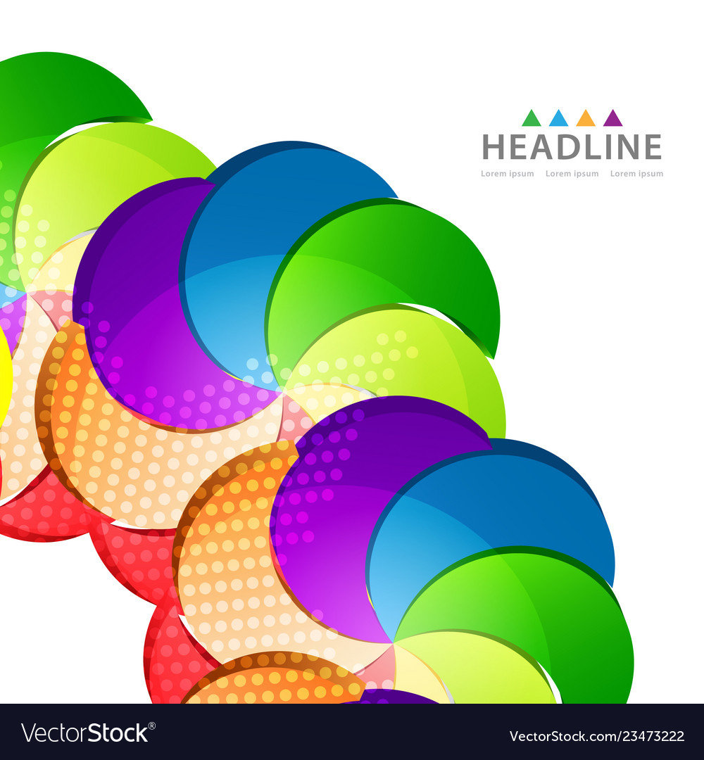 Brochure header layout template Royalty Free Vector Image