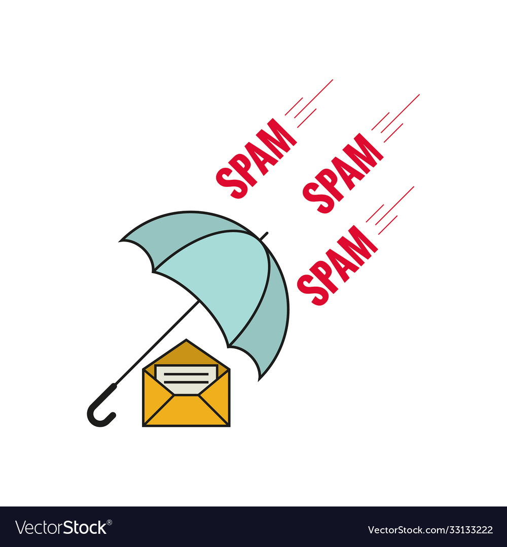 Email security concept Royalty Free Vector Image