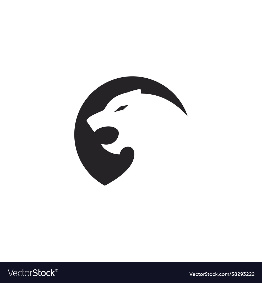Simple leopard logo Royalty Free Vector Image - VectorStock