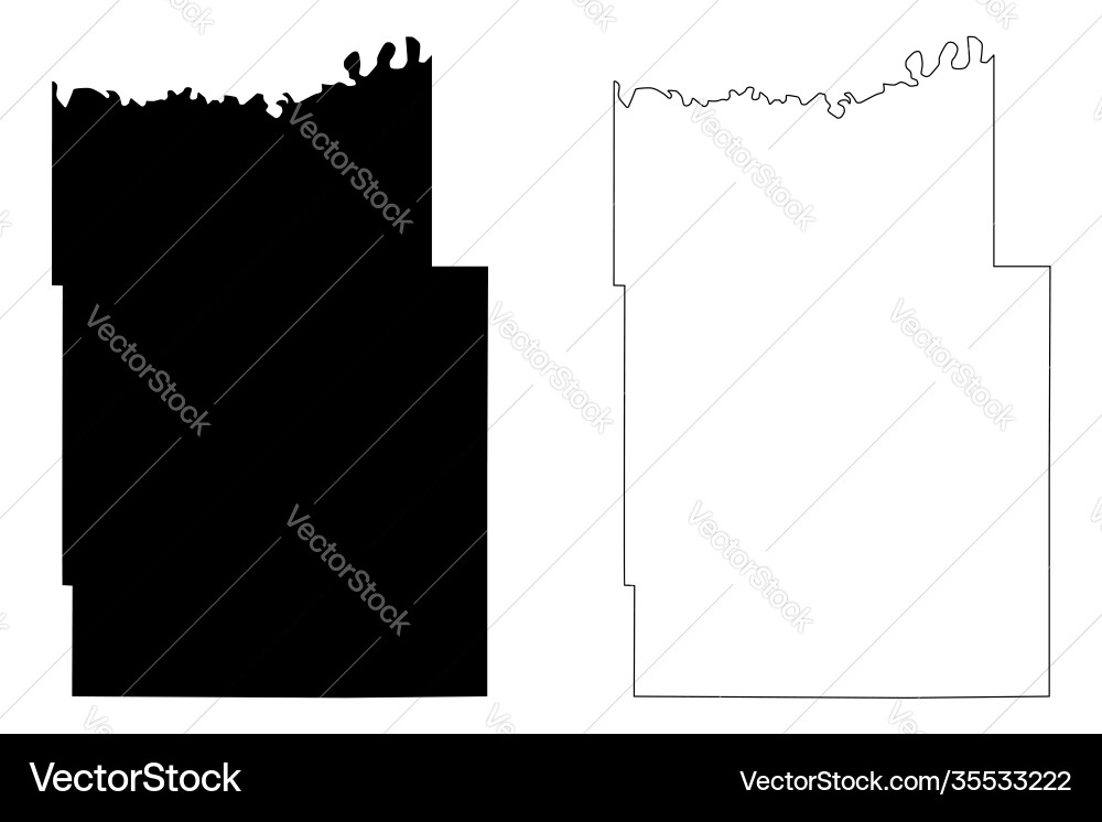 Tripp county state south dakota us county Vector Image