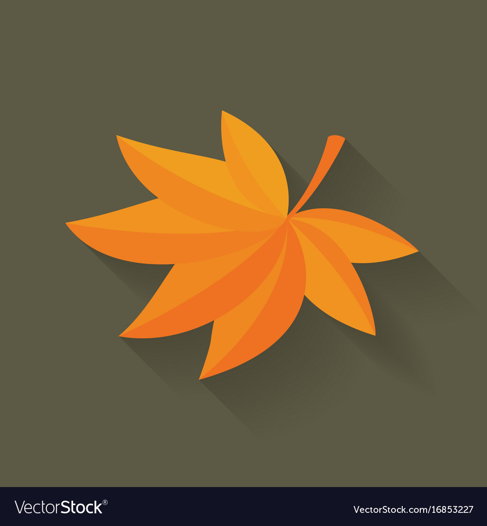 Fall maple leaf Royalty Free Vector Image - VectorStock