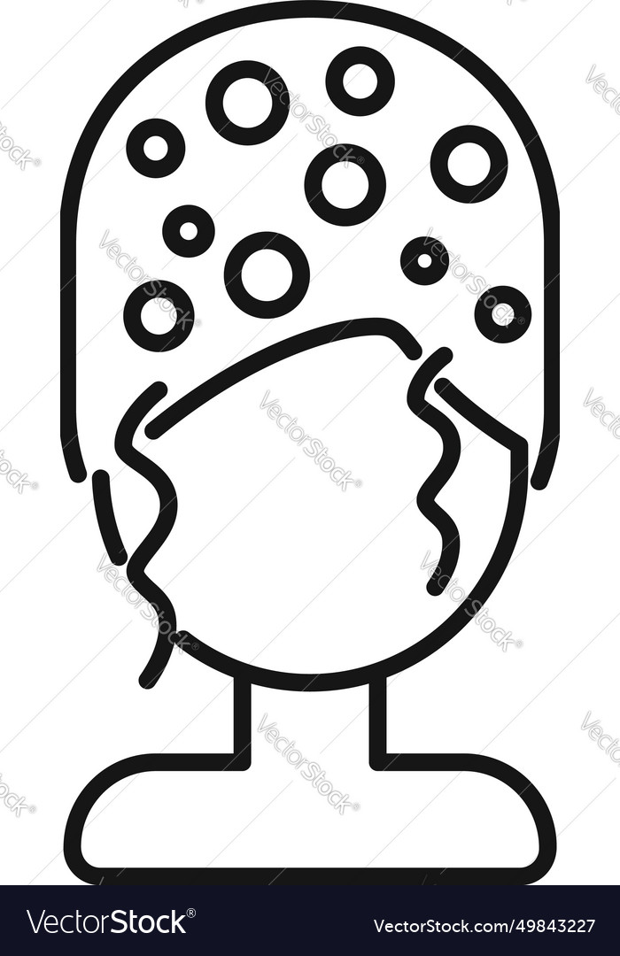 Girl short wig icon outline costume Royalty Free Vector Girl short wig icon outline costume Royalty Free Vector