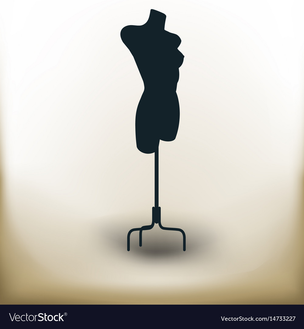 Simple tailor dummy Royalty Free Vector Image - VectorStock