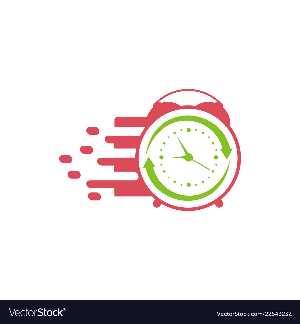 Clock logo design Royalty Free Vector Image - VectorStock