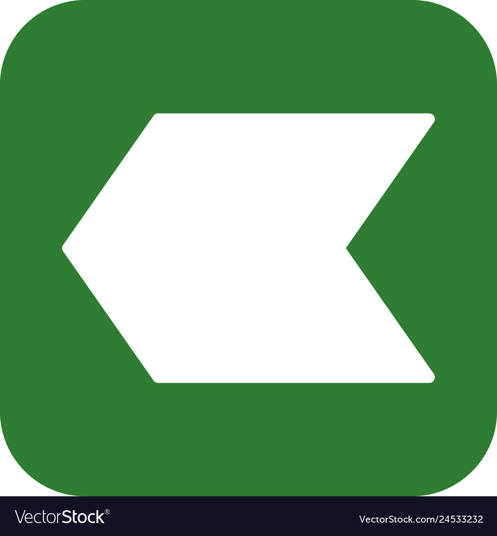 Leftward arrow icon Royalty Free Vector Image - VectorStock