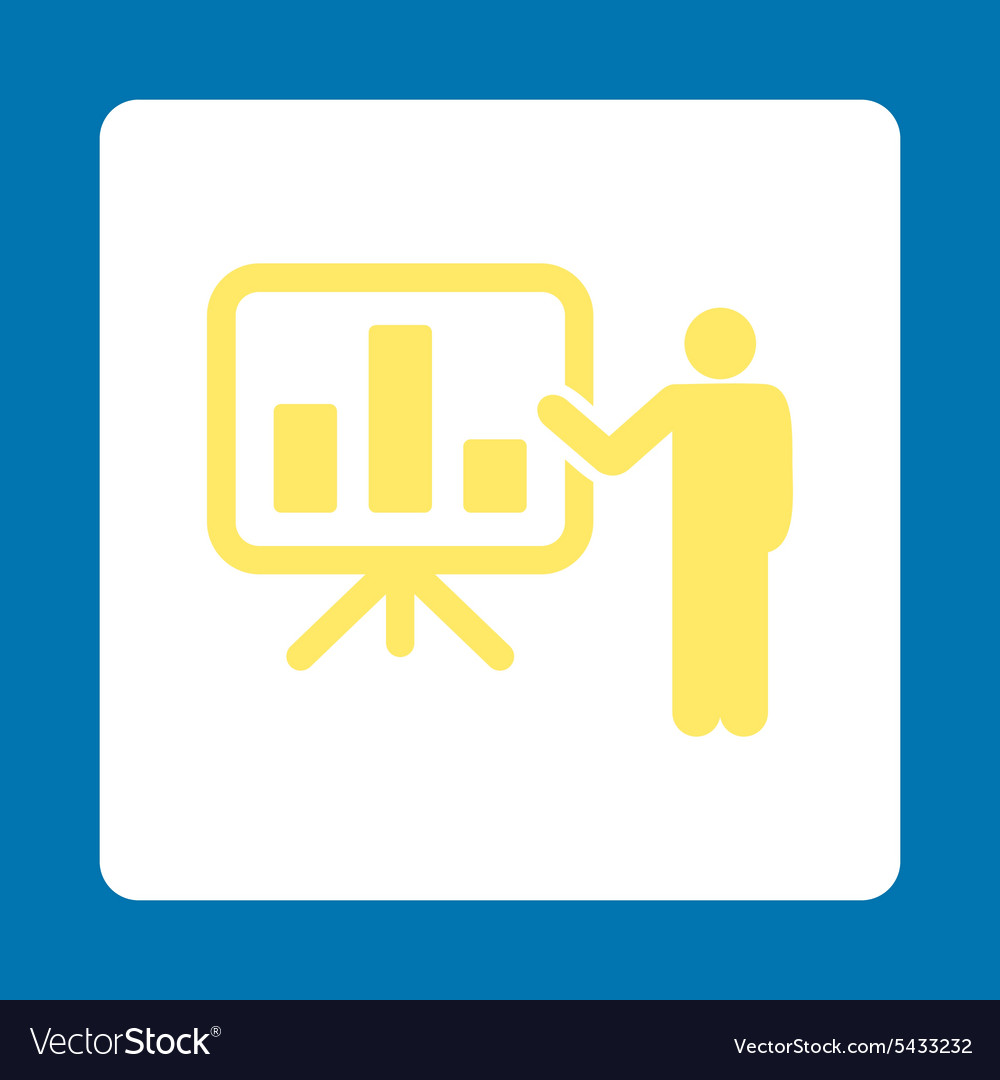 Presentation icon Royalty Free Vector Image - VectorStock