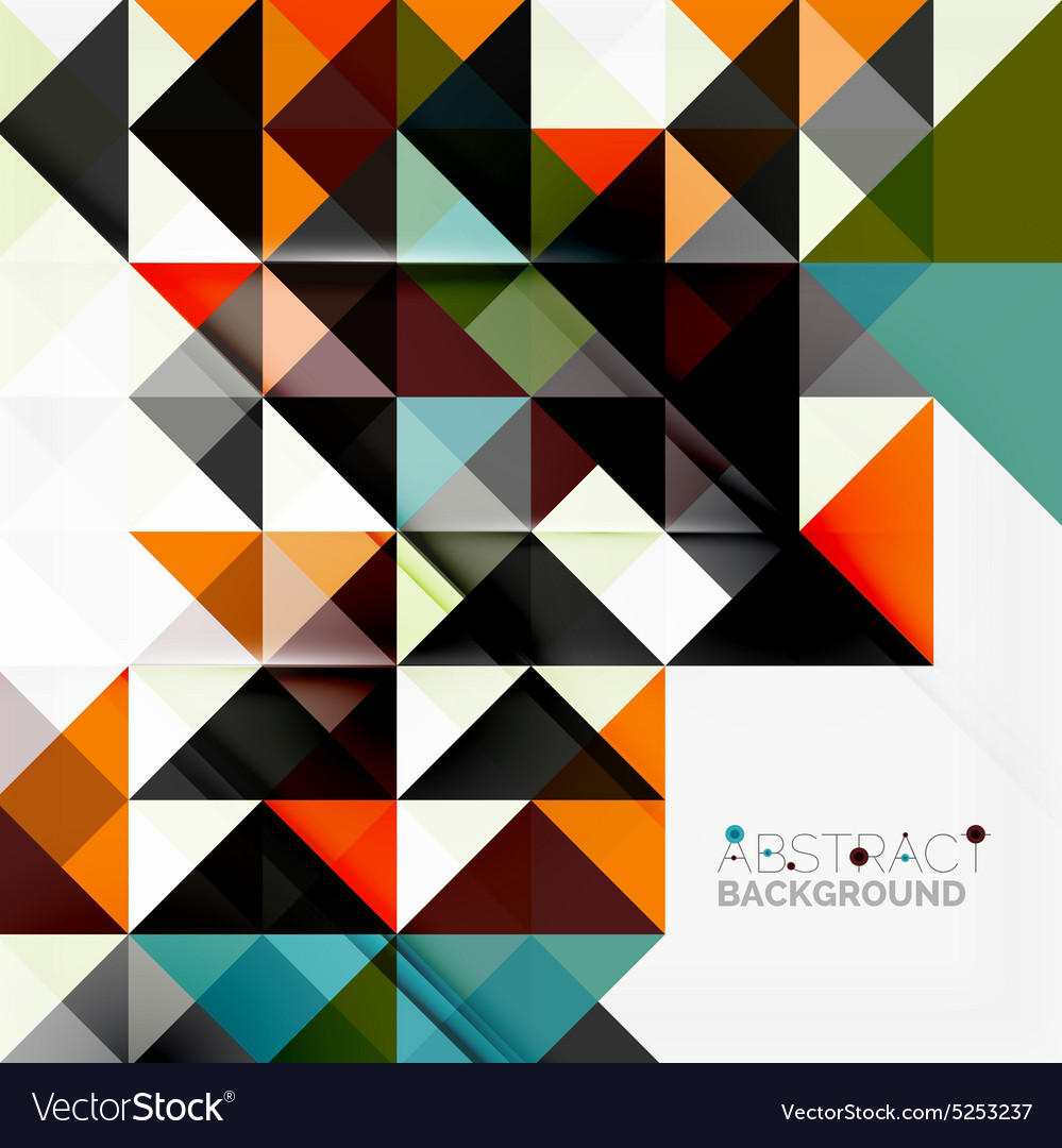 Abstract geometric background modern overlapping Vector Image