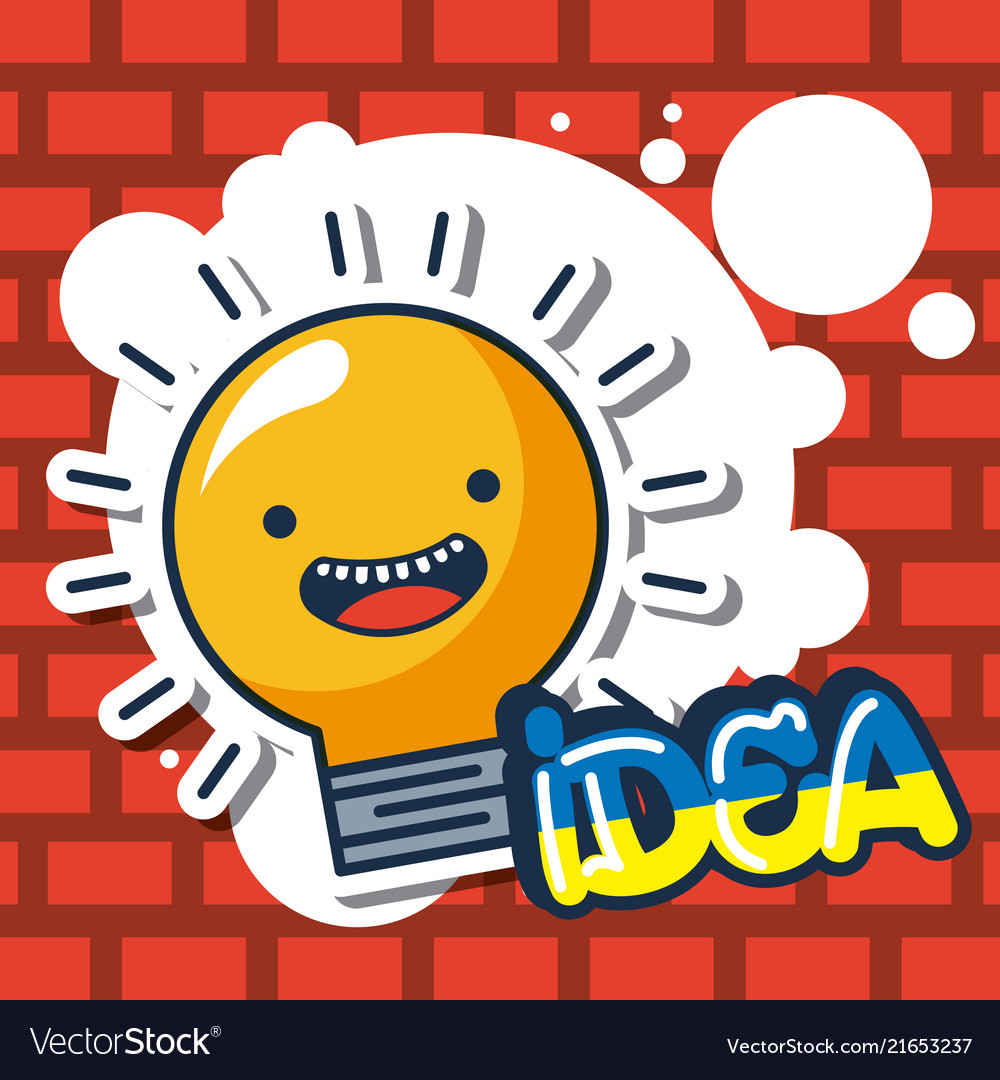 Creative idea card Royalty Free Vector Image - VectorStock