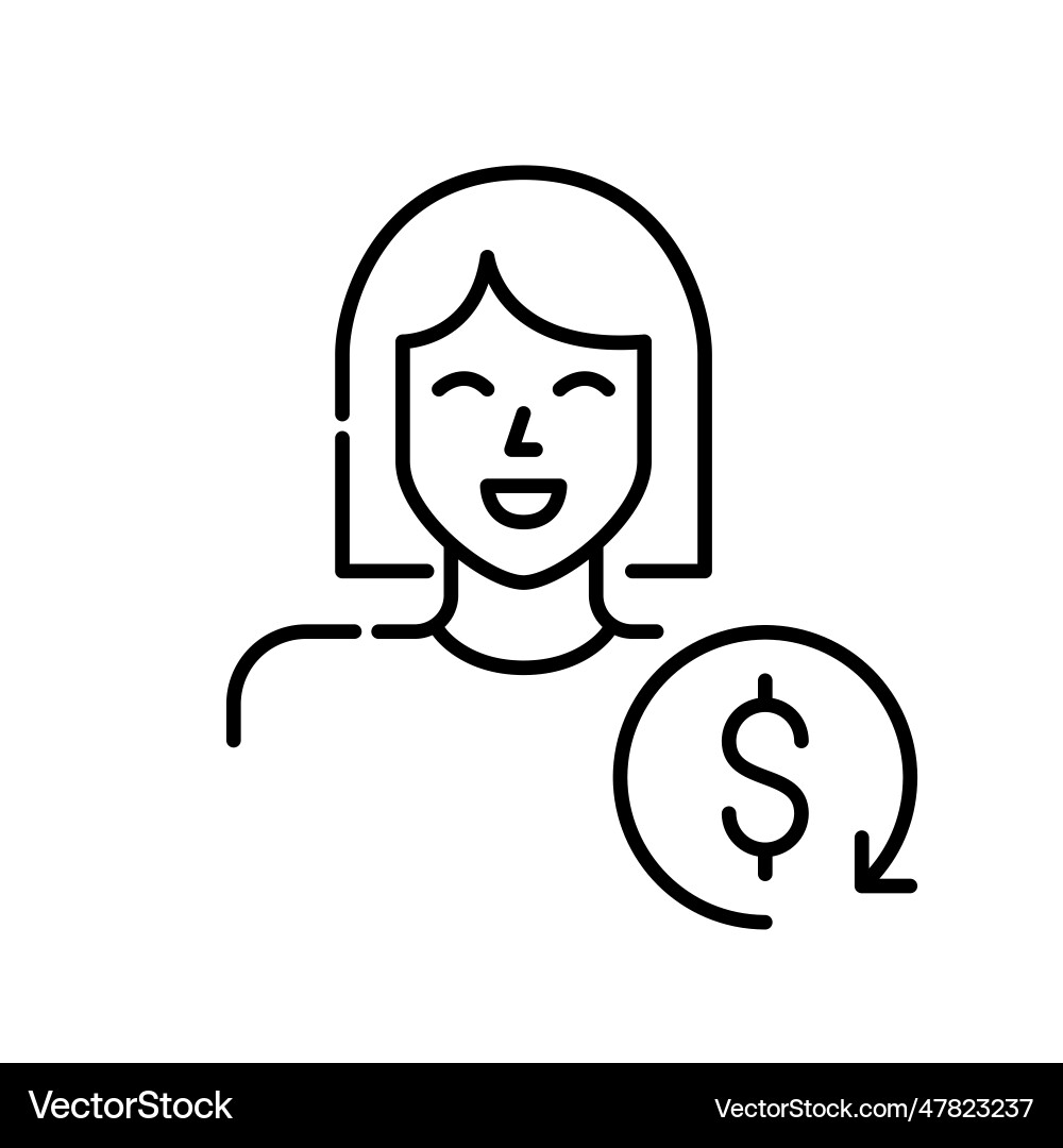 Happy customer participating in loyalty rewards Vector Image