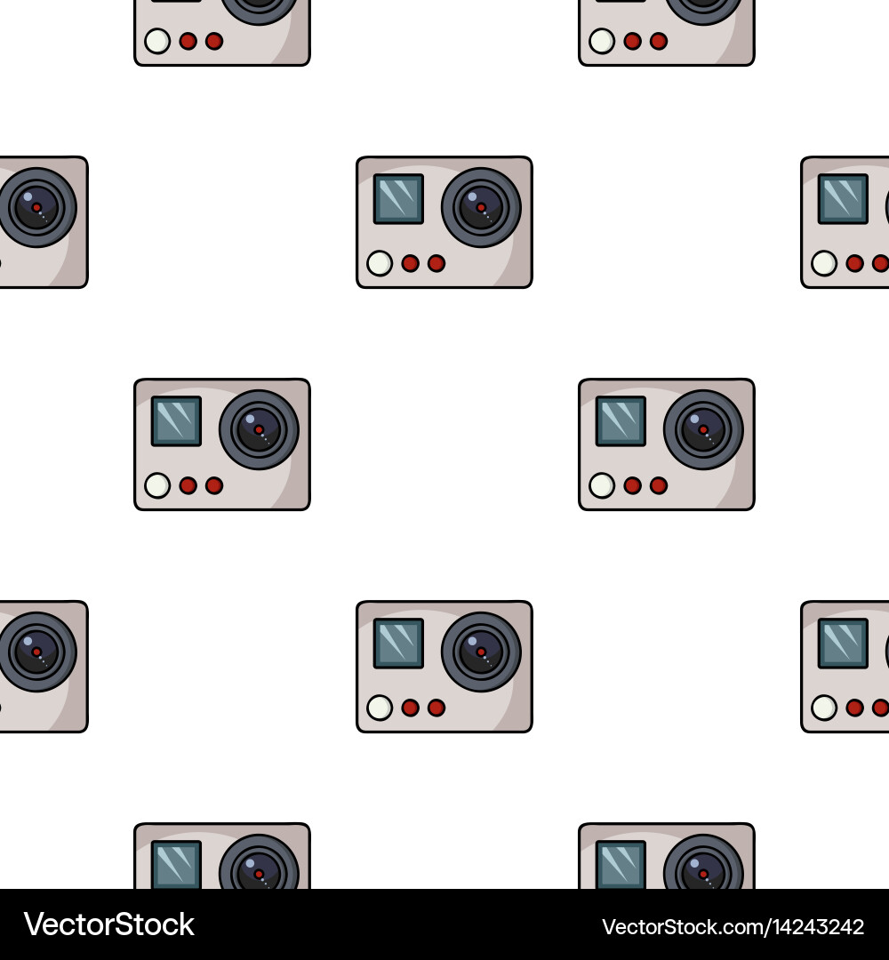 Action camera icon in cartoon style isolated Vector Image