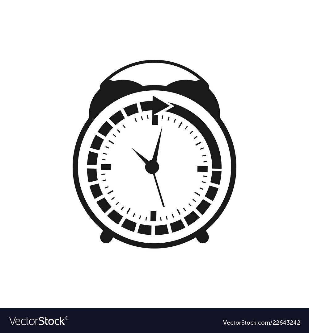 Clock logo design Royalty Free Vector Image - VectorStock