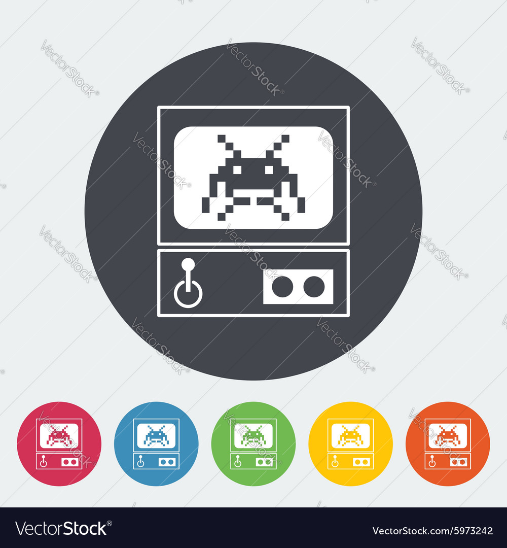 Retro arcade machine Royalty Free Vector Image