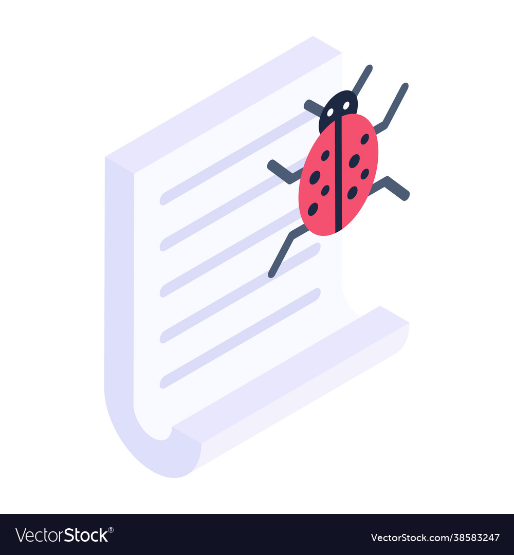 Malicious document Royalty Free Vector Image - VectorStock