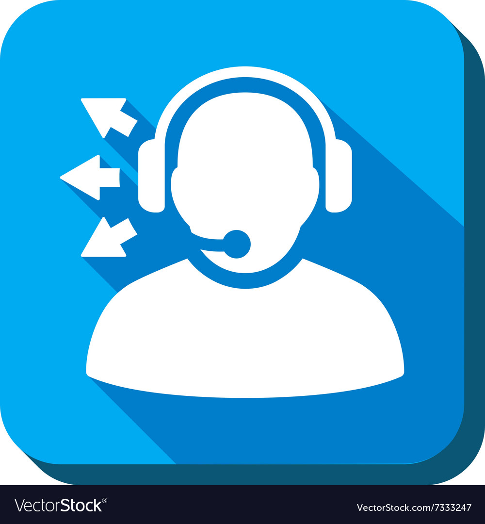 Operator message icon Royalty Free Vector Image