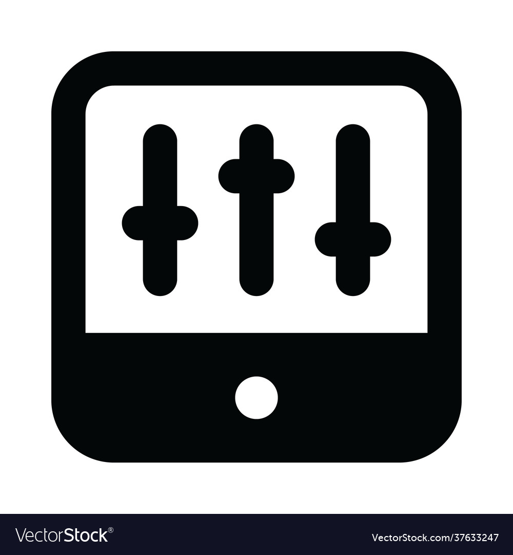 Sound controller Royalty Free Vector Image - VectorStock