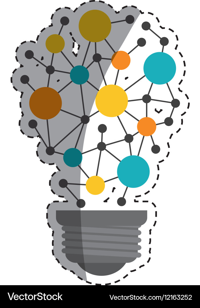 Bulb big idea Royalty Free Vector Image - VectorStock