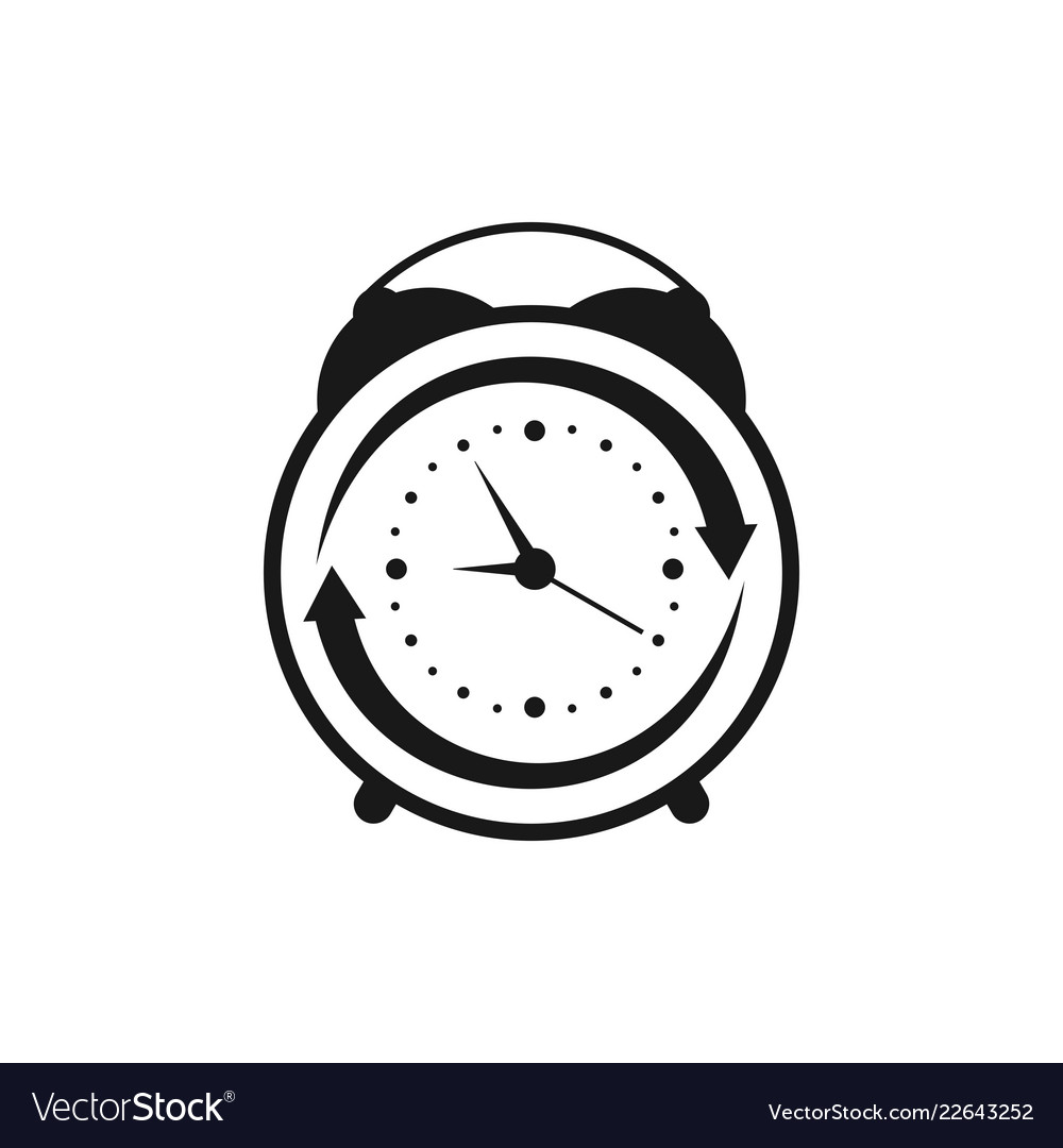 Clock logo design Royalty Free Vector Image - VectorStock