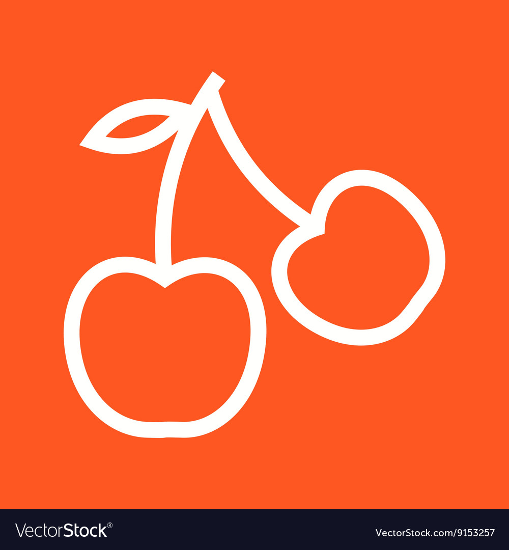 Cherry Royalty Free Vector Image - VectorStock