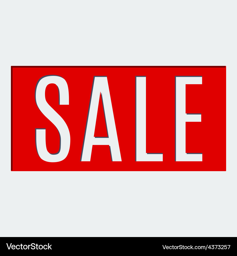 Sale text made modern trendy design template Vector Image
