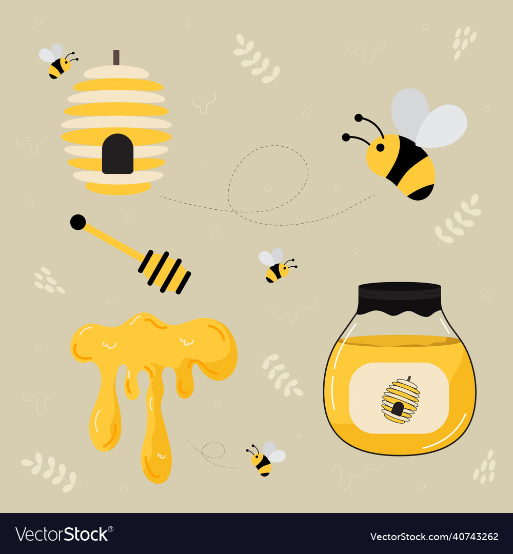 Bee Royalty Free Vector Image - VectorStock