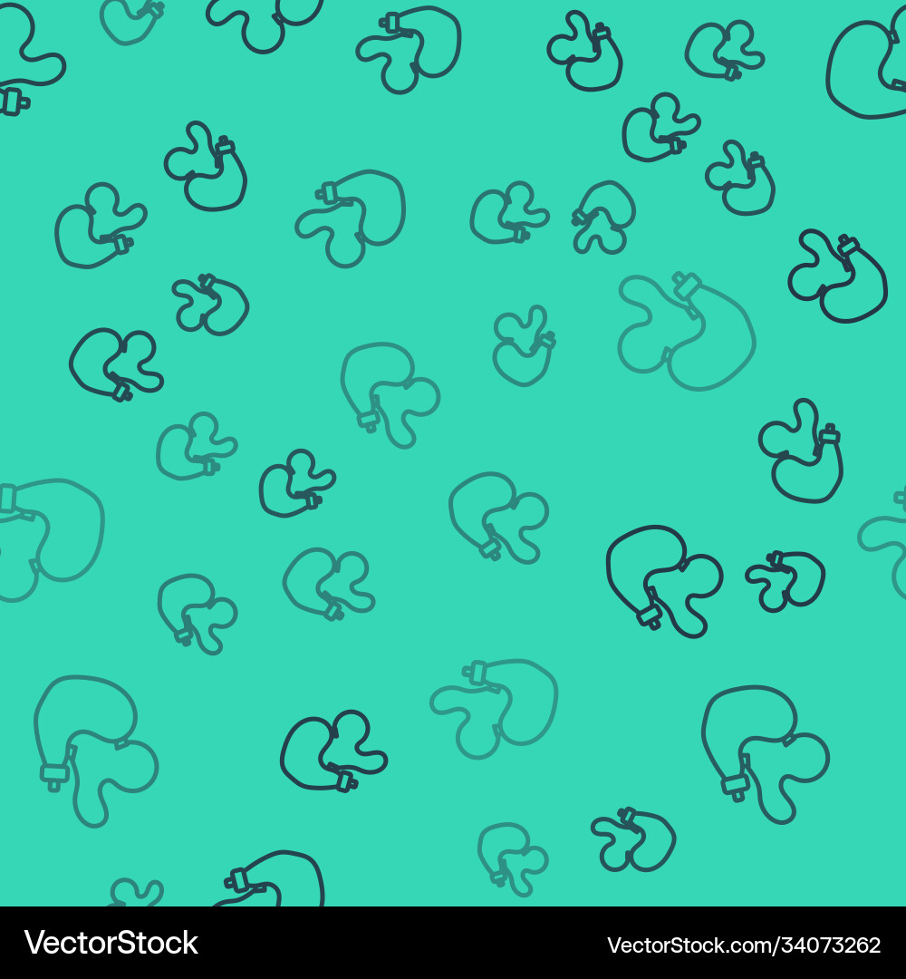 Black line spanish wineskin icon isolated seamless
