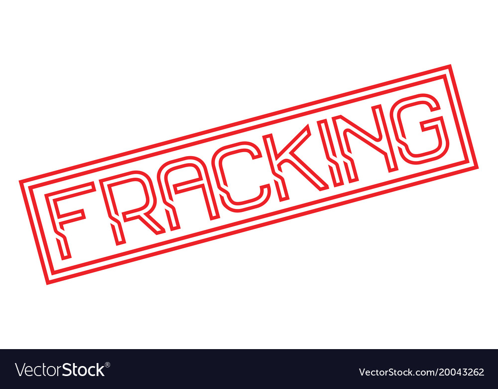 Fracking stamp typographic Royalty Free Vector Image