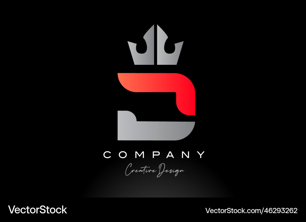 Orange d alphabet letter logo icon design Vector Image