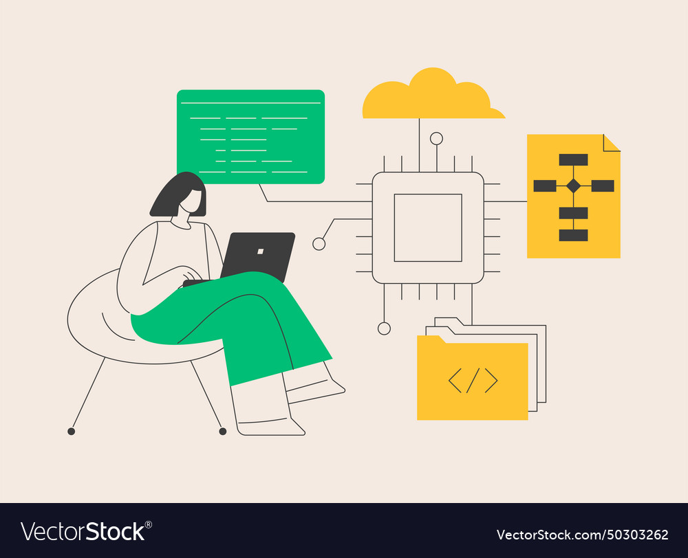 System software development abstract concept Vector Image System software development abstract concept Vector Image