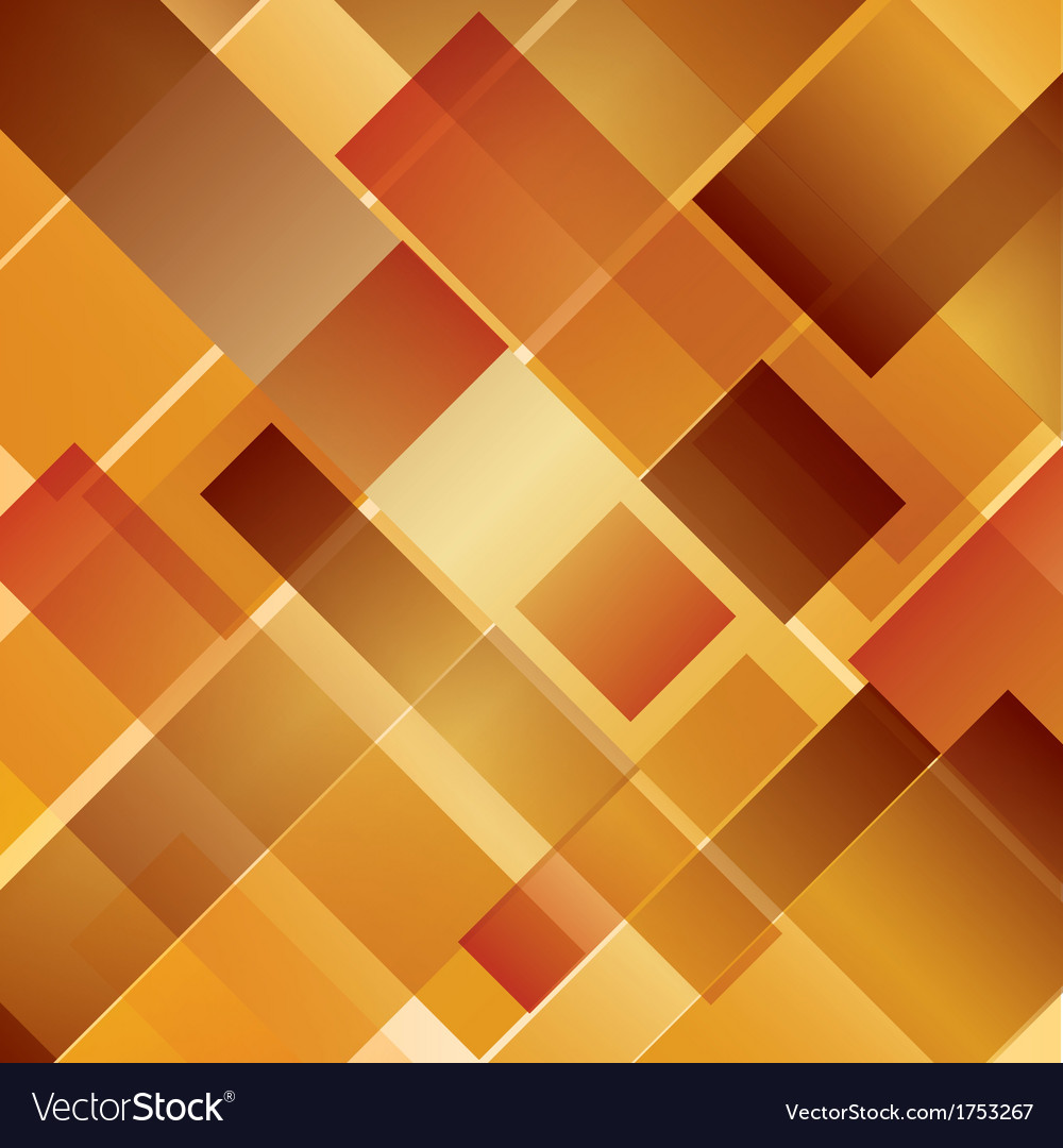 Abstract Background Intersected Rectangles Autumn Vector Image