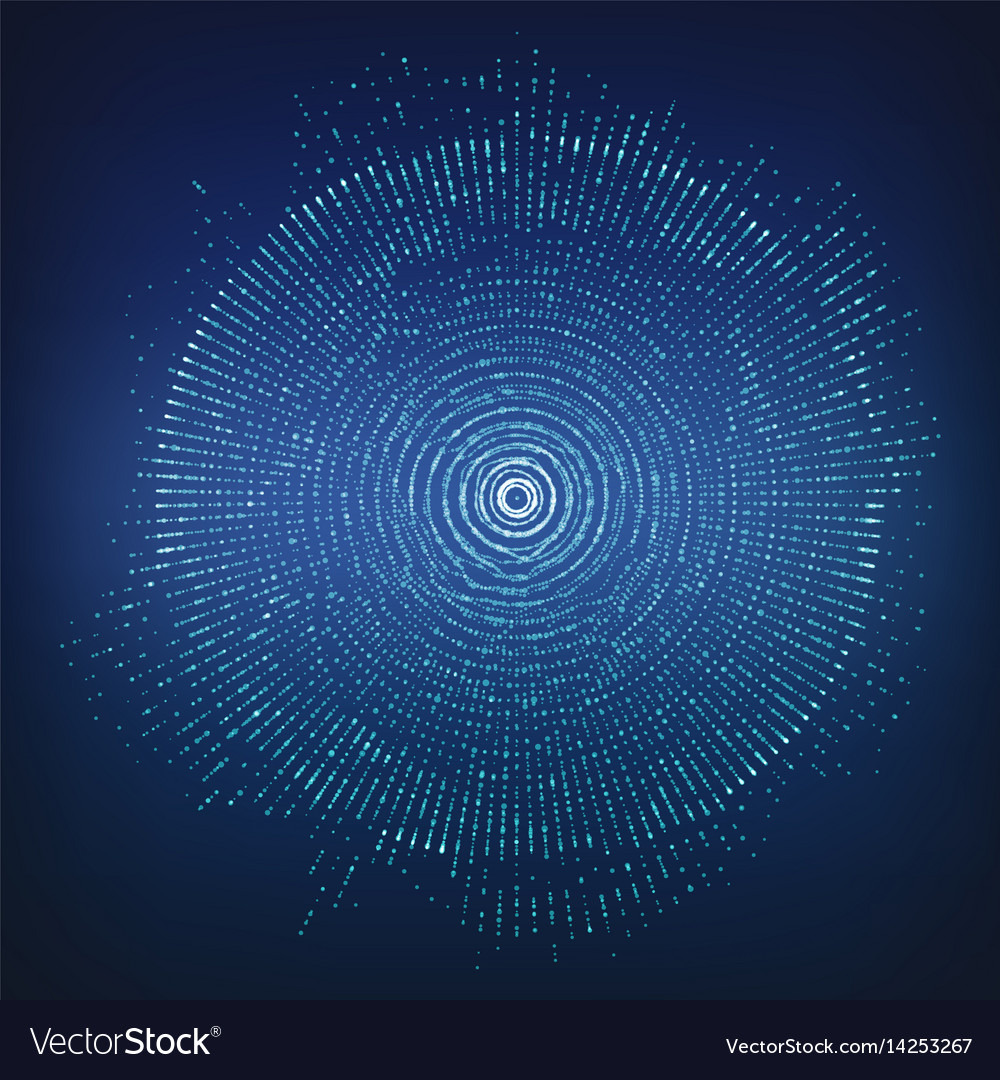 Abstract sphere particles points Royalty Free Vector Image